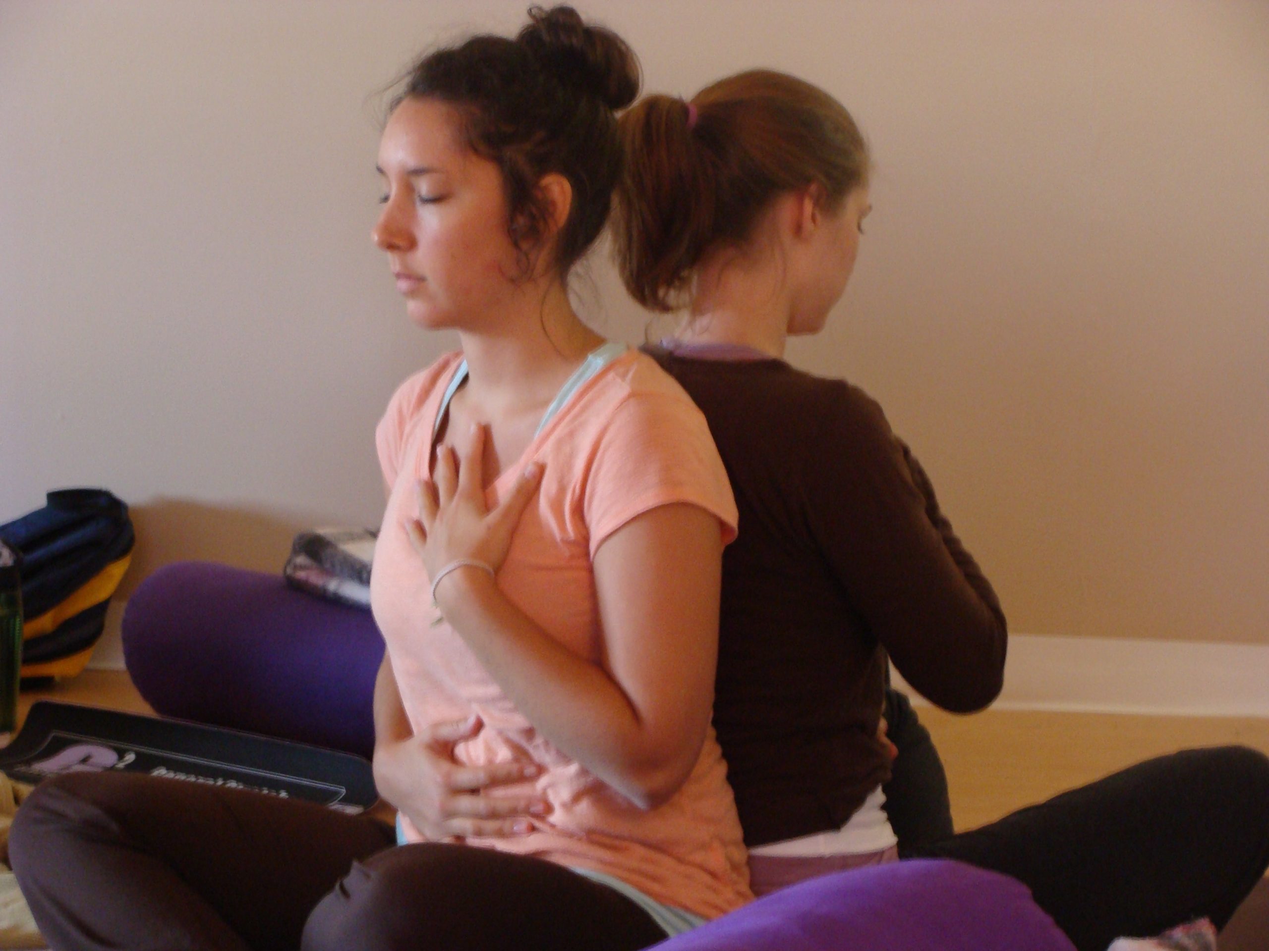 Back to Back Breathing: A Partner Breathe Activity